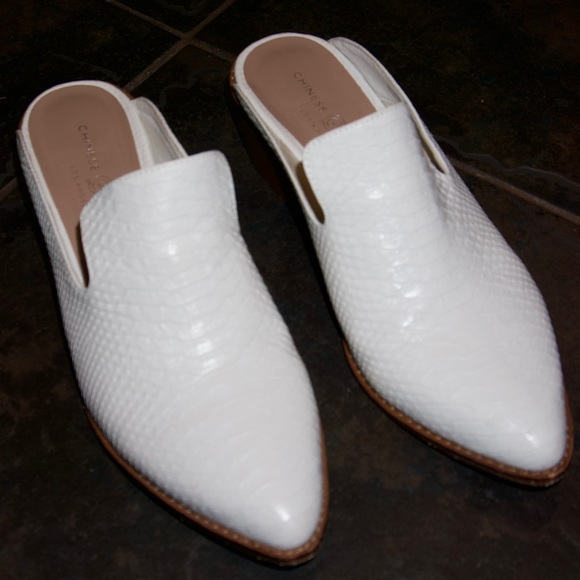 Shoes | Brand New White Mules | Poshmark